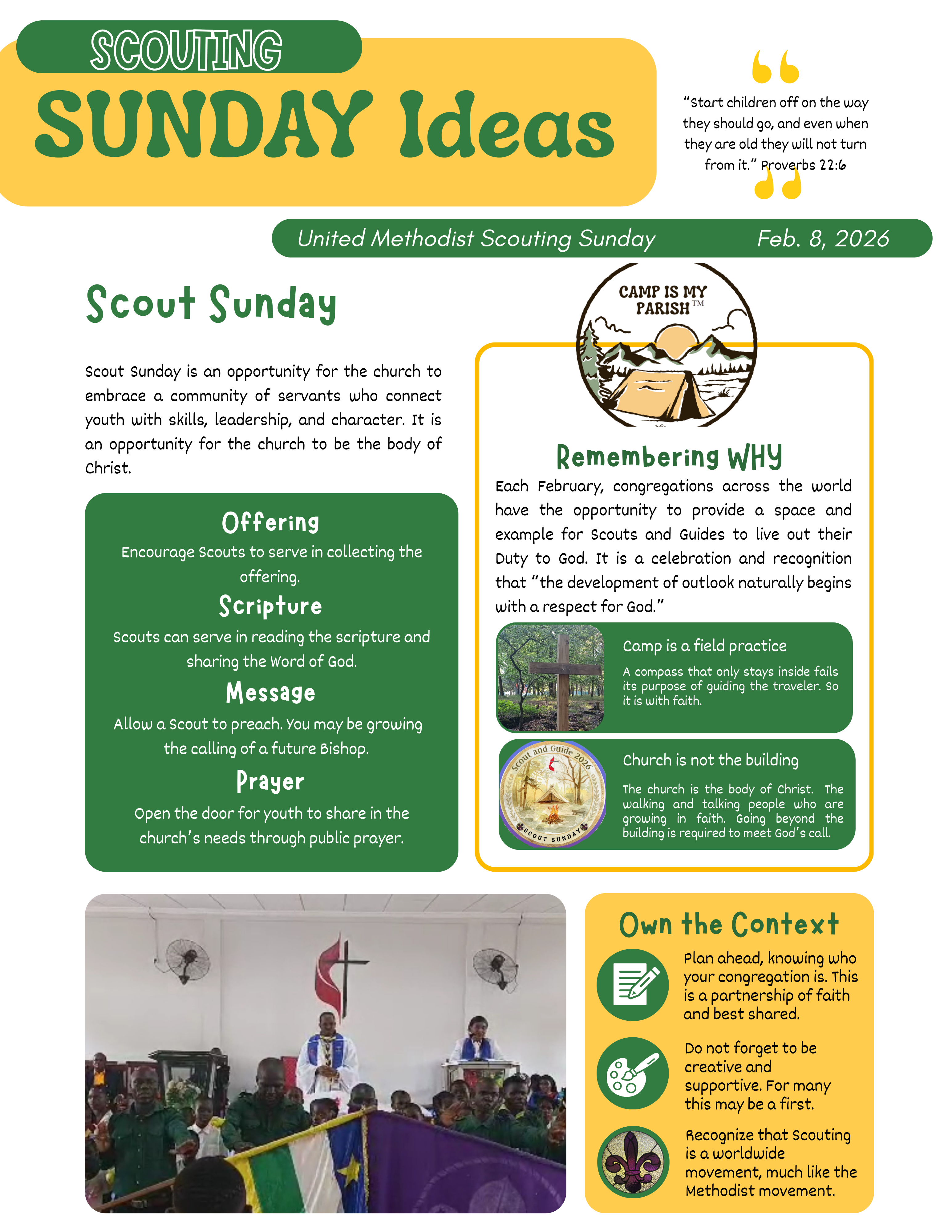 Ideas for Scout Sunday – Scouting Ministries